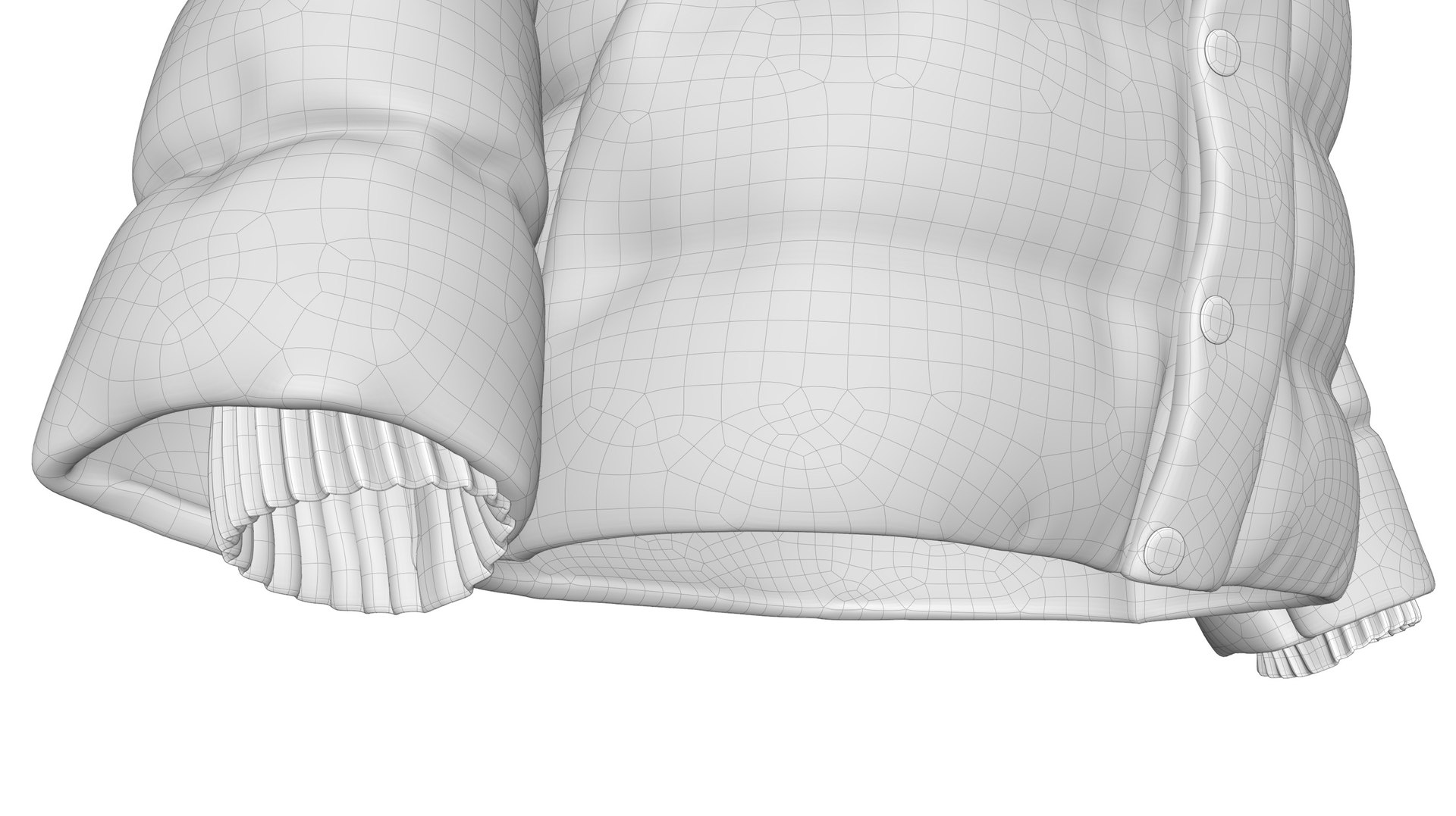Puffer Jacket 3D Model - TurboSquid 1849330