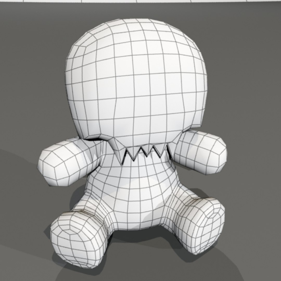 3d Babyqee Toyer Devil Paintable