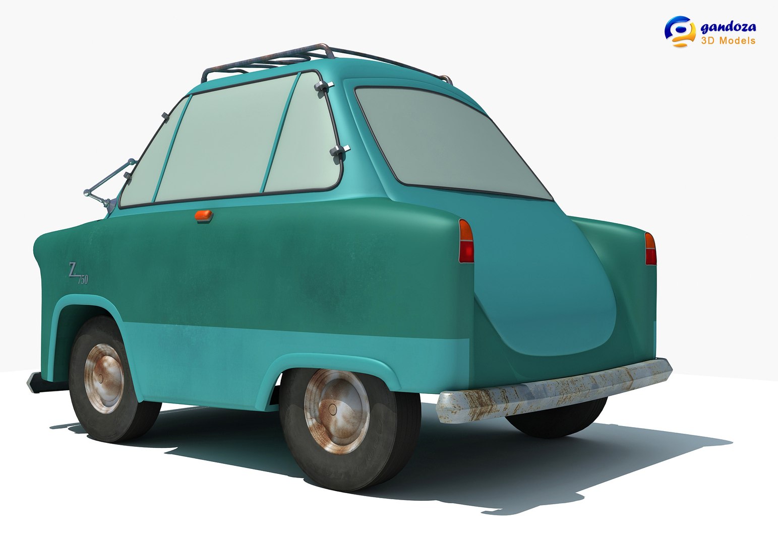 professor z cars 2 3d model