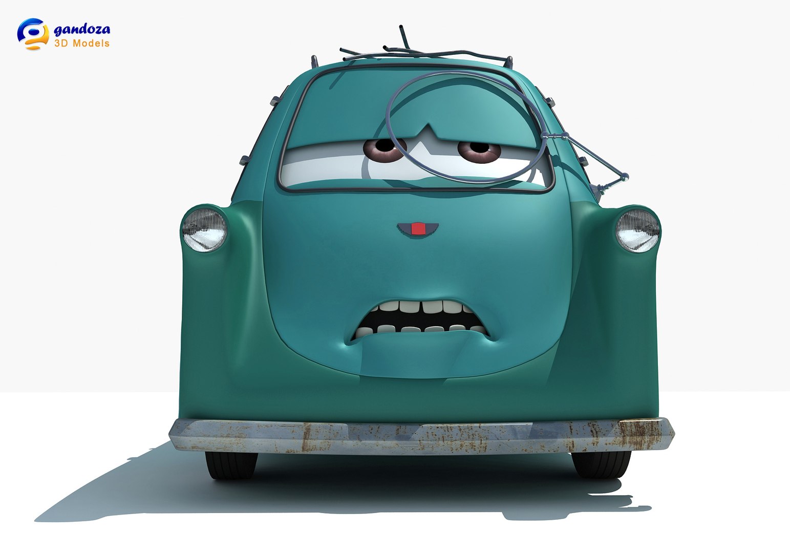 professor z cars 2 3d model