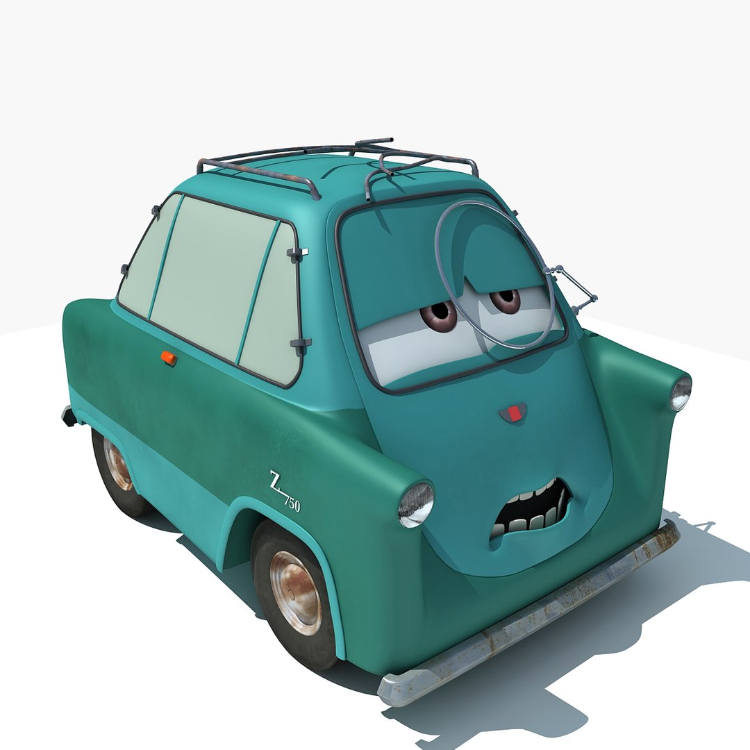 professor z cars 2 3d model