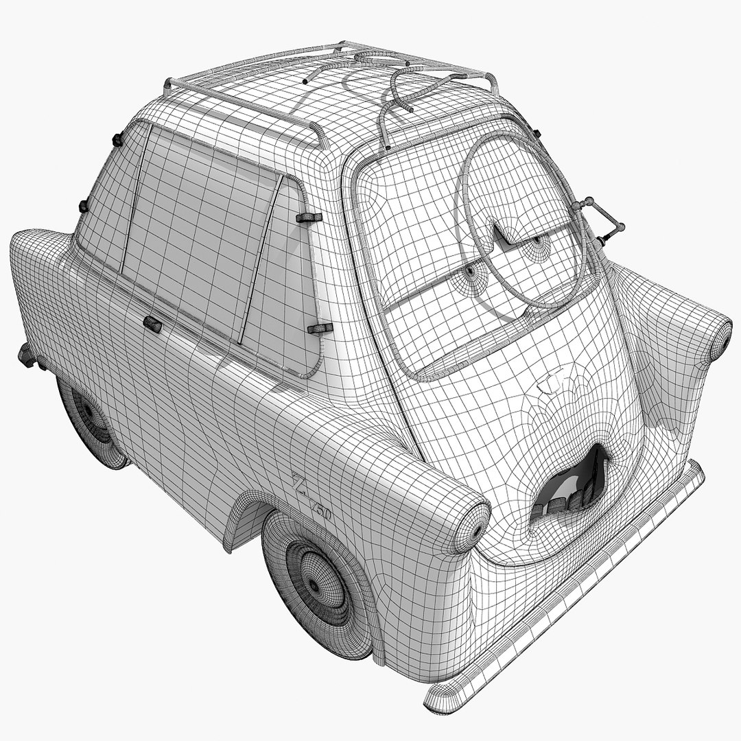 professor z cars 2 3d model