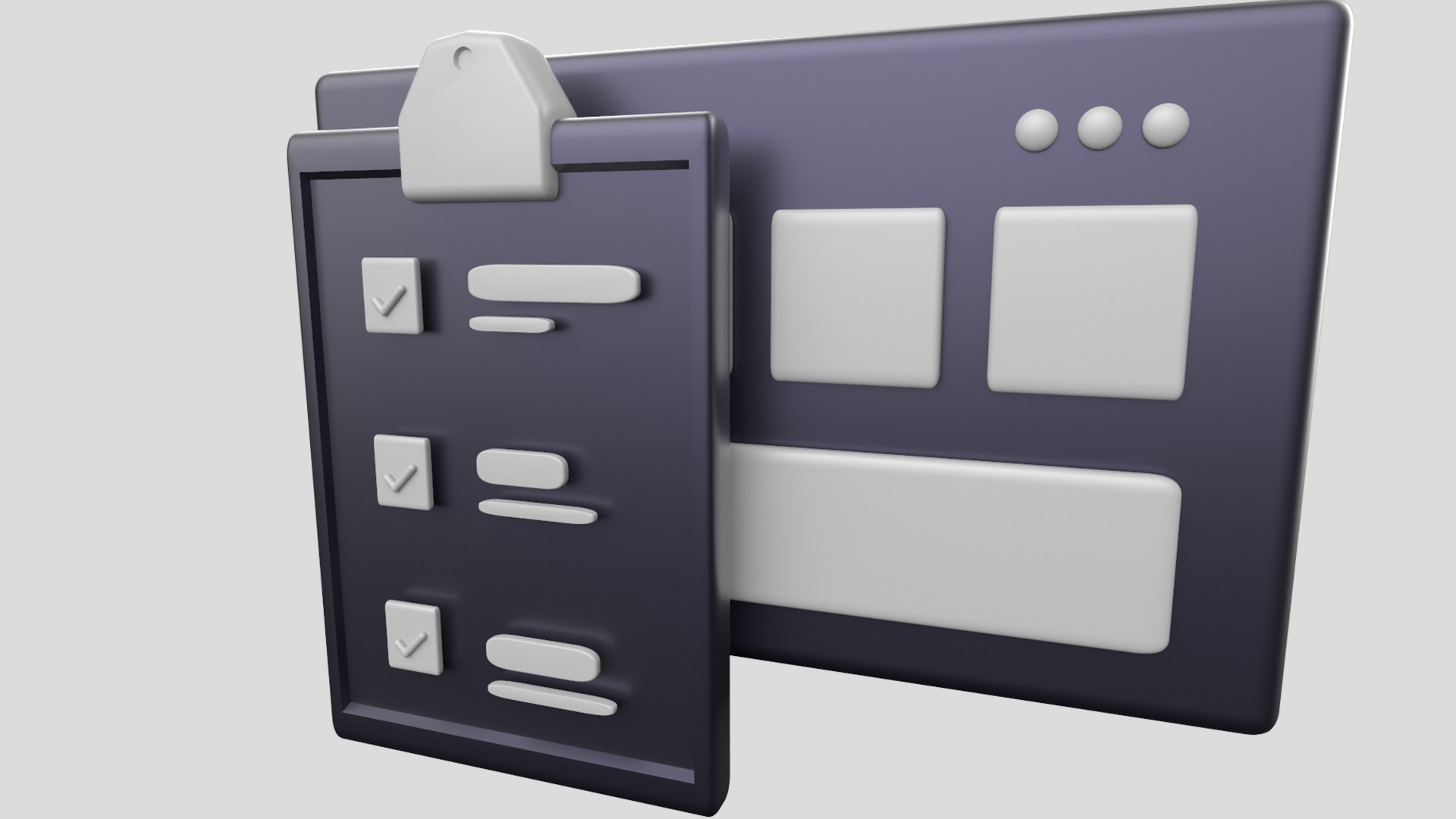 To Do List 3d Icon 3D - TurboSquid 1903482