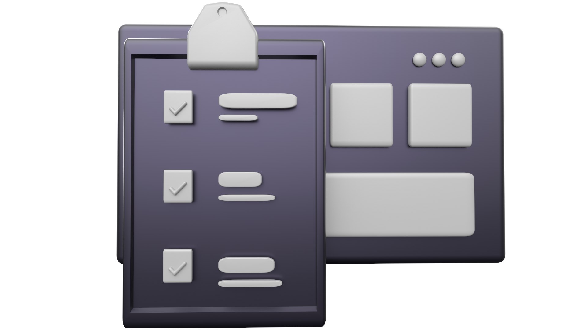 To Do List 3d Icon 3D - TurboSquid 1903482