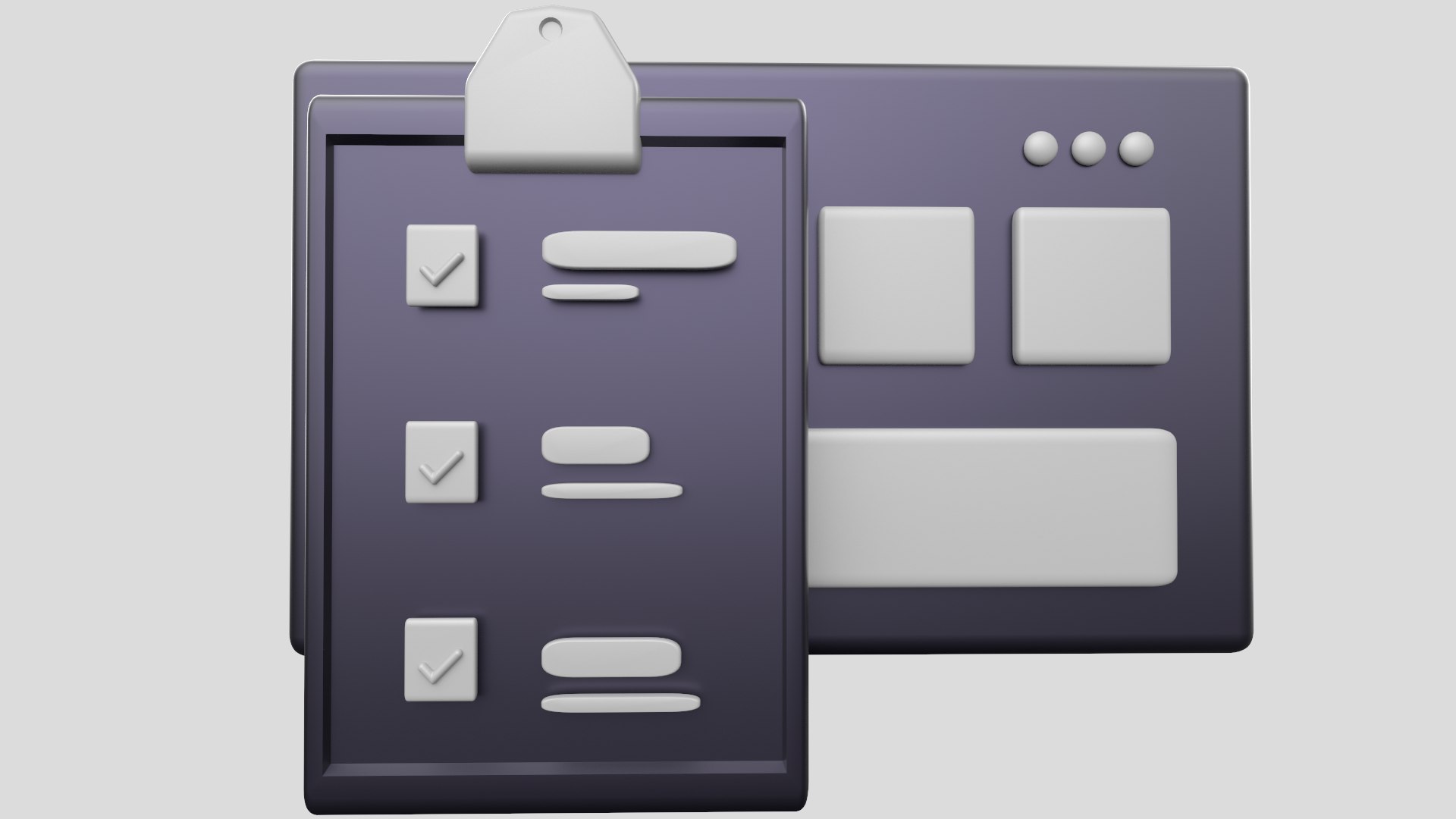 To Do List 3d Icon 3D - TurboSquid 1903482