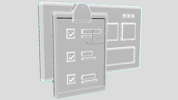 To Do list 3d Icon 3D - TurboSquid 1903482