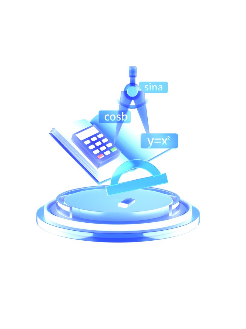 Mathematics frosted glass model - TurboSquid 2103360