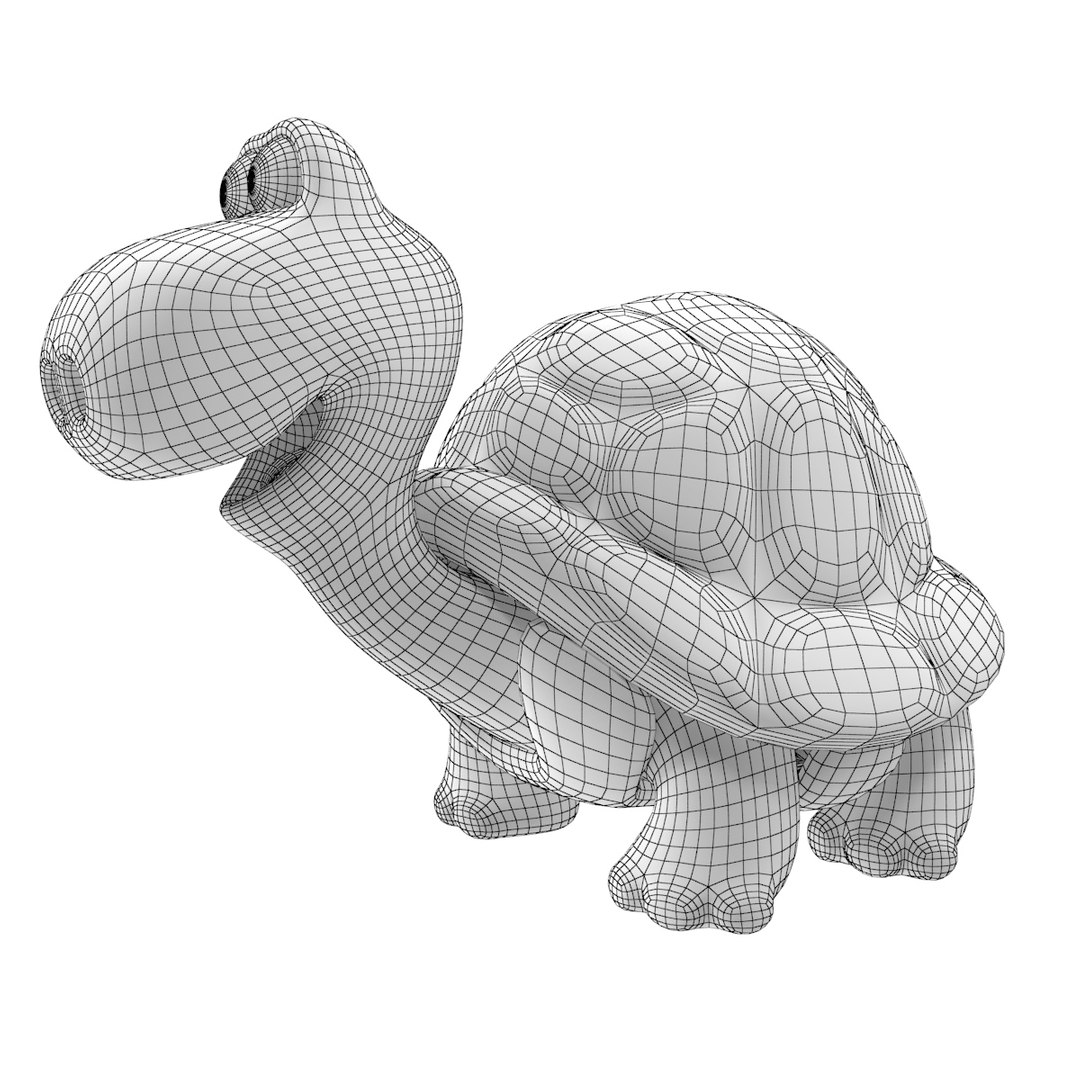 Turtle Cartoon 3d Model