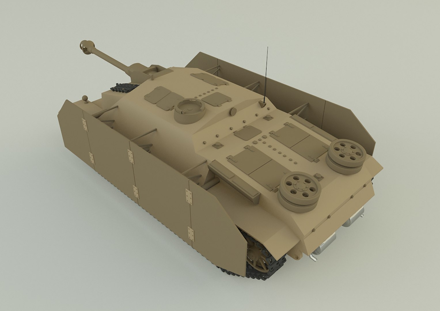 Stug III G Tank Military Vehicle 3D Model 3D Model - TurboSquid 2164902