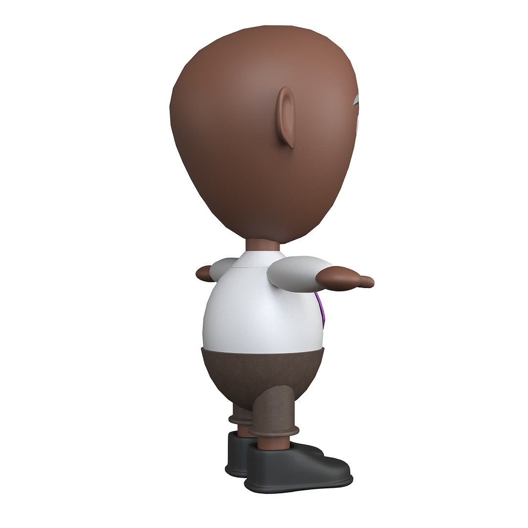 3D Office Man Game Ready Character Model - TurboSquid 2047859