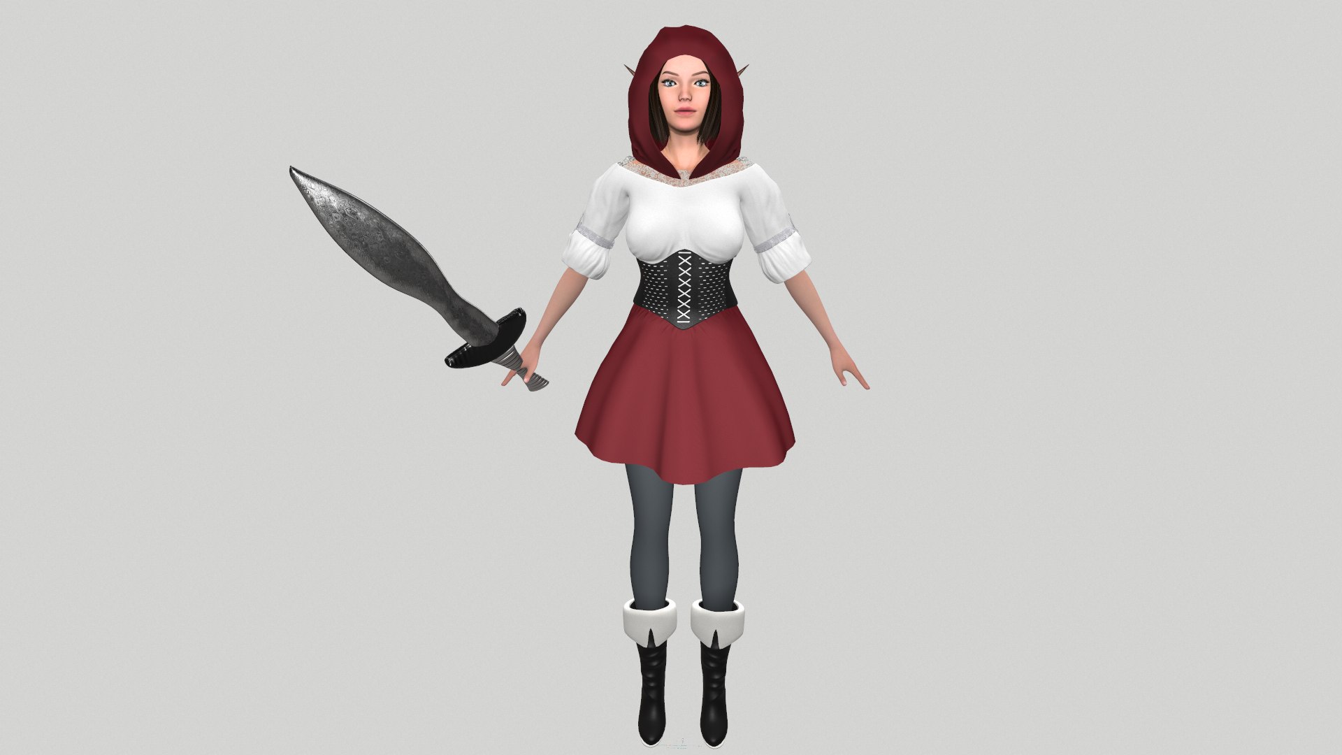 3D Night Elf - TurboSquid 1870516