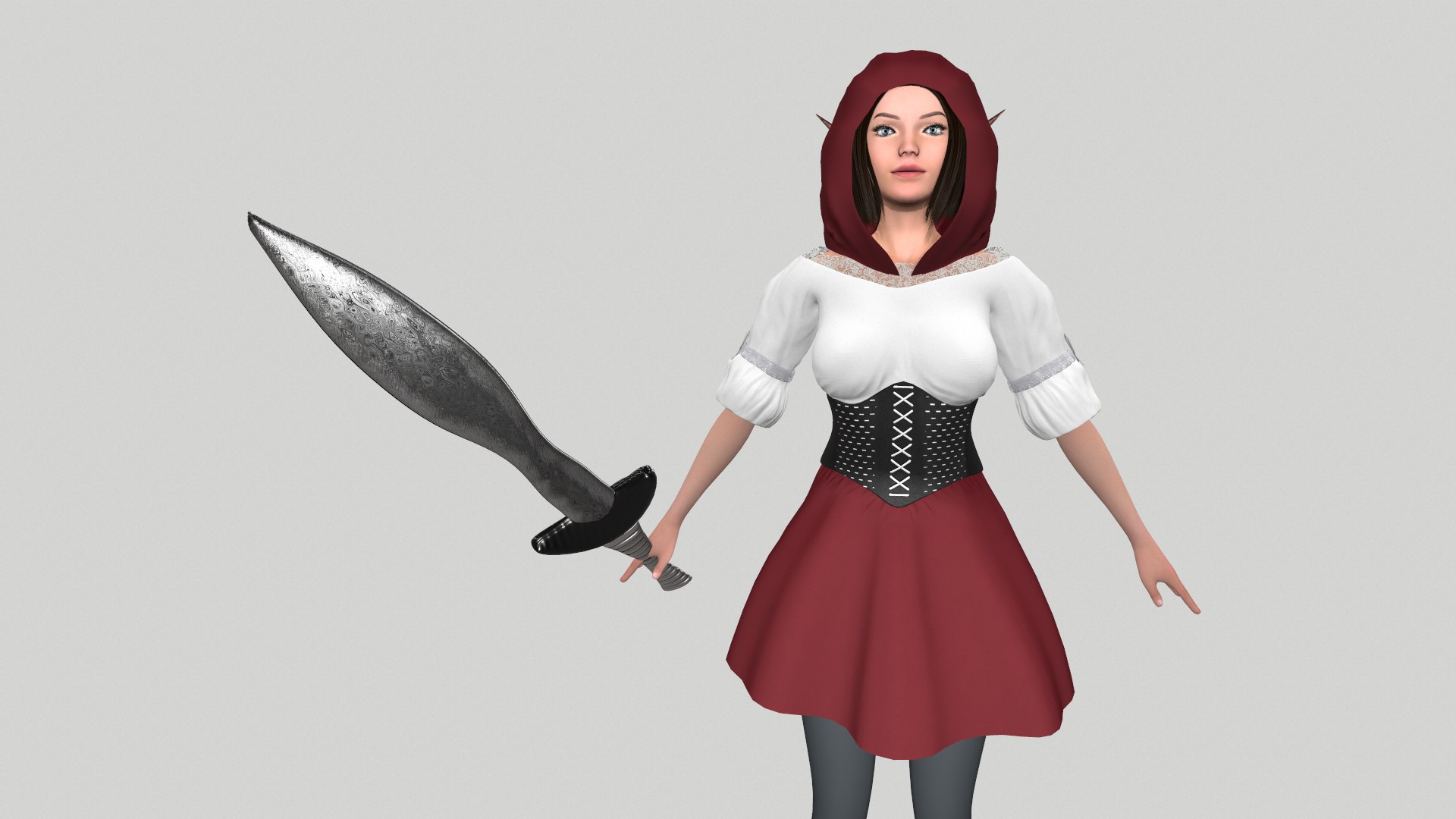 3D Night Elf - TurboSquid 1870516