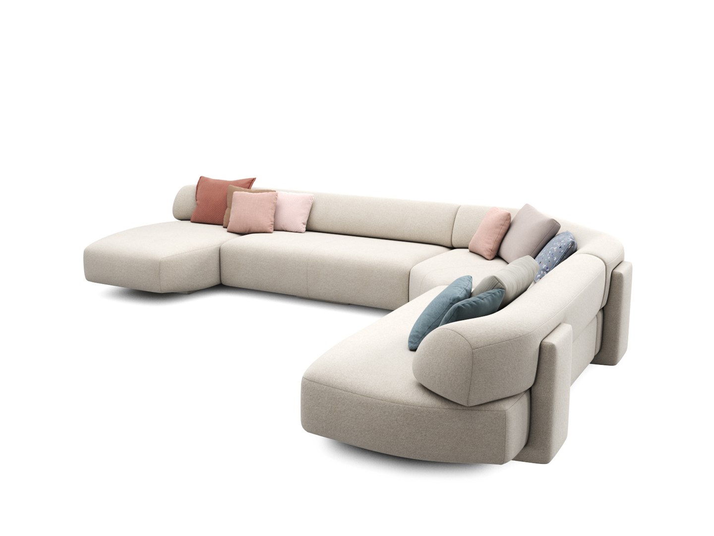 Gogan Corner Sofa Composition P3R 3D Model - TurboSquid 2160964