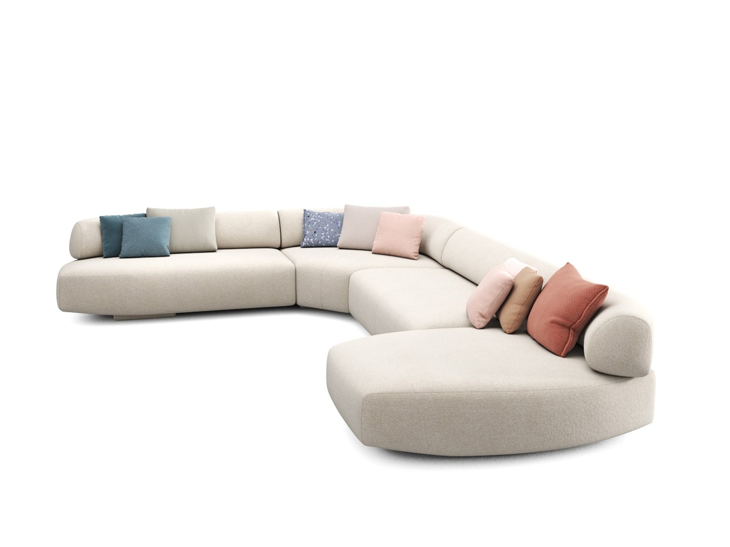 Gogan Corner Sofa Composition P3R 3D Model - TurboSquid 2160964
