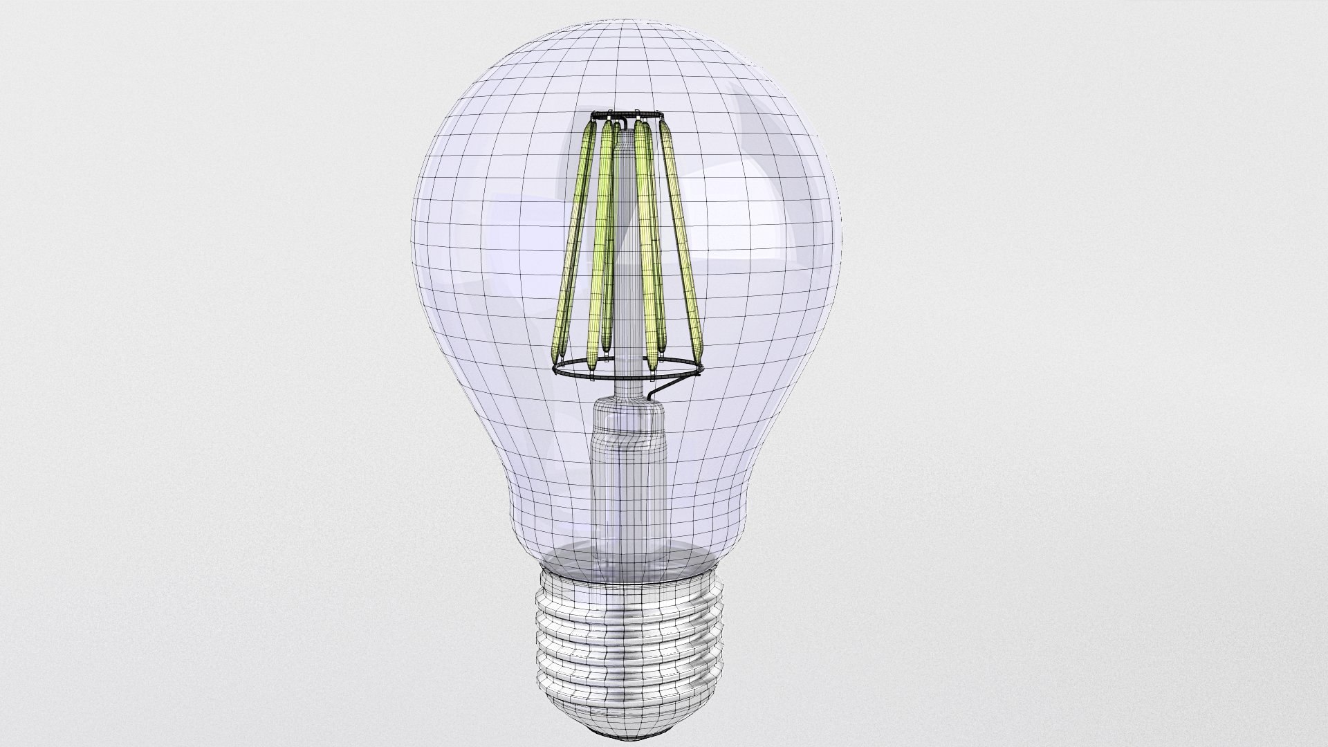 3D bulb filament led model - TurboSquid 1527448