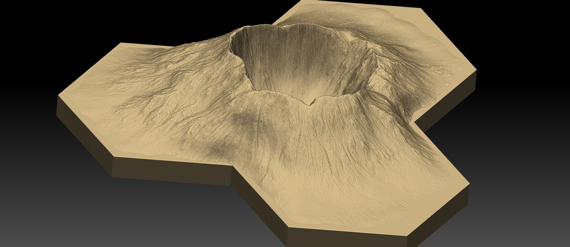 3D Hexagonal Map - TurboSquid 1714558