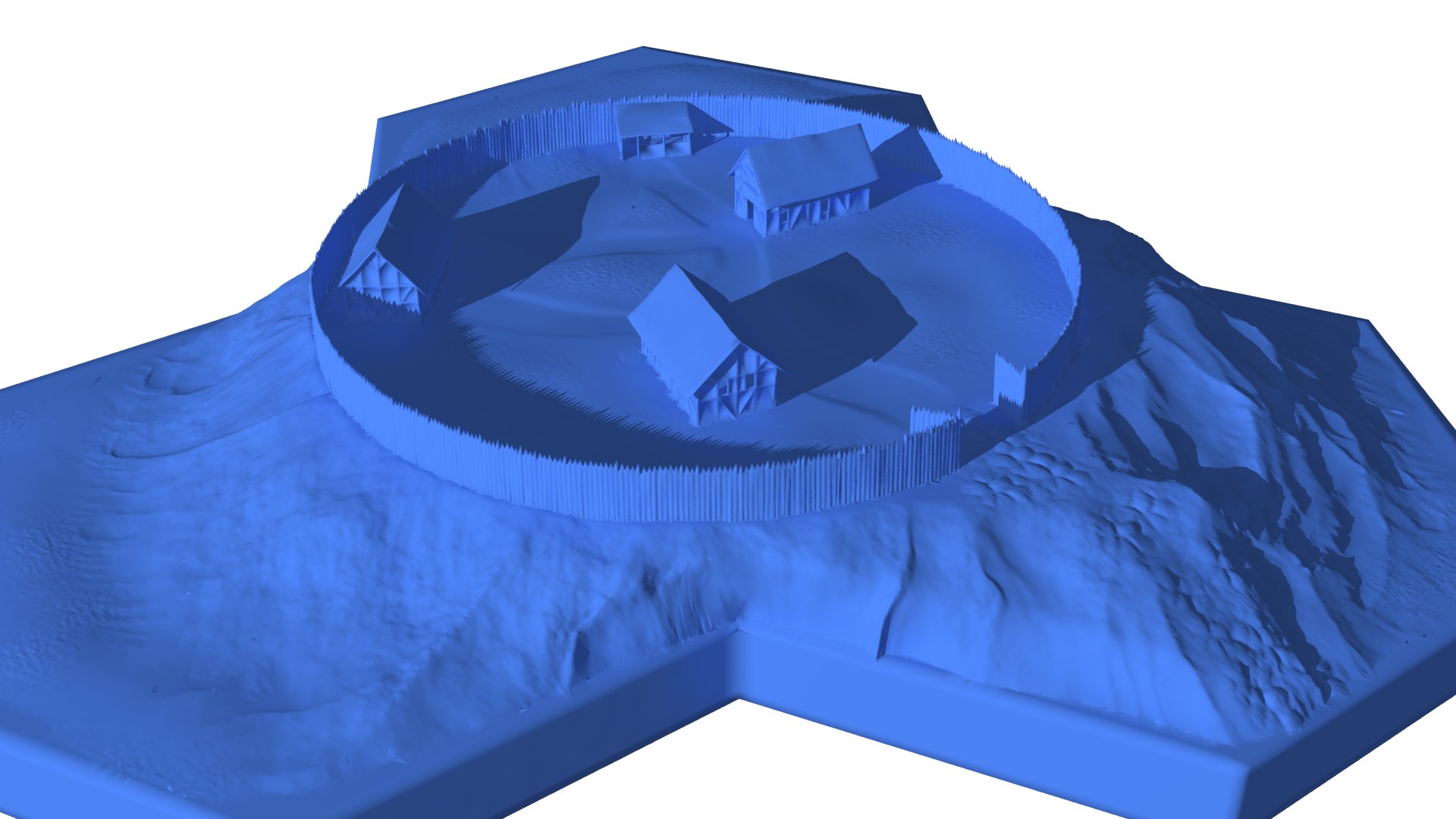 3D Hexagonal Map - TurboSquid 1714558