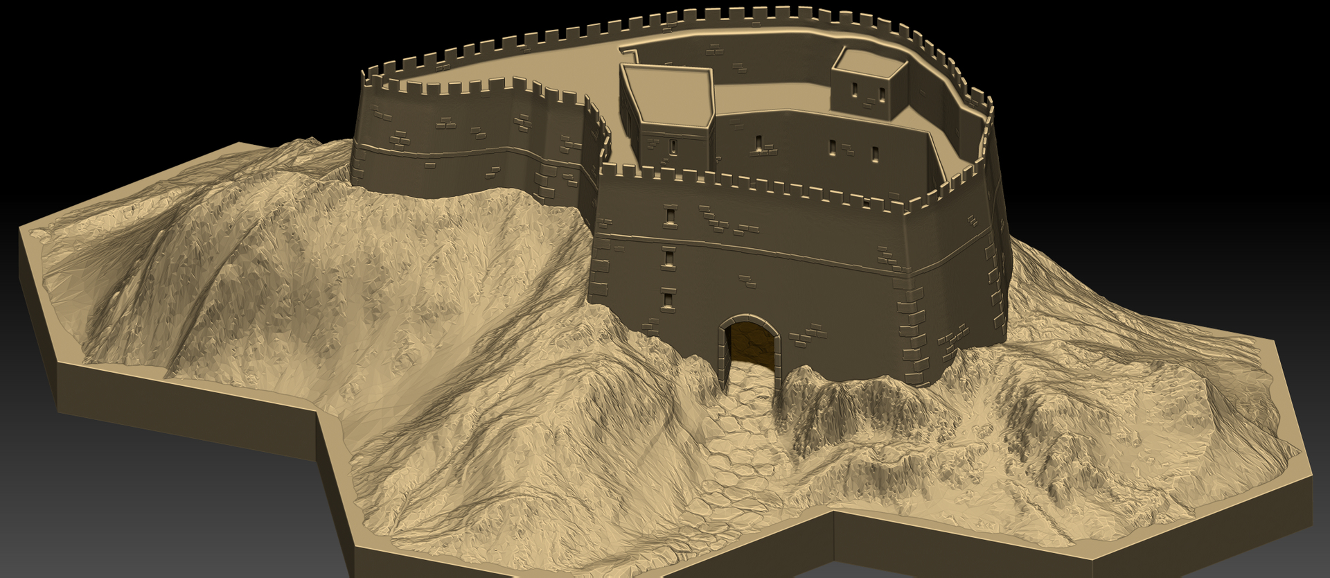 3D Hexagonal map - TurboSquid 1714558