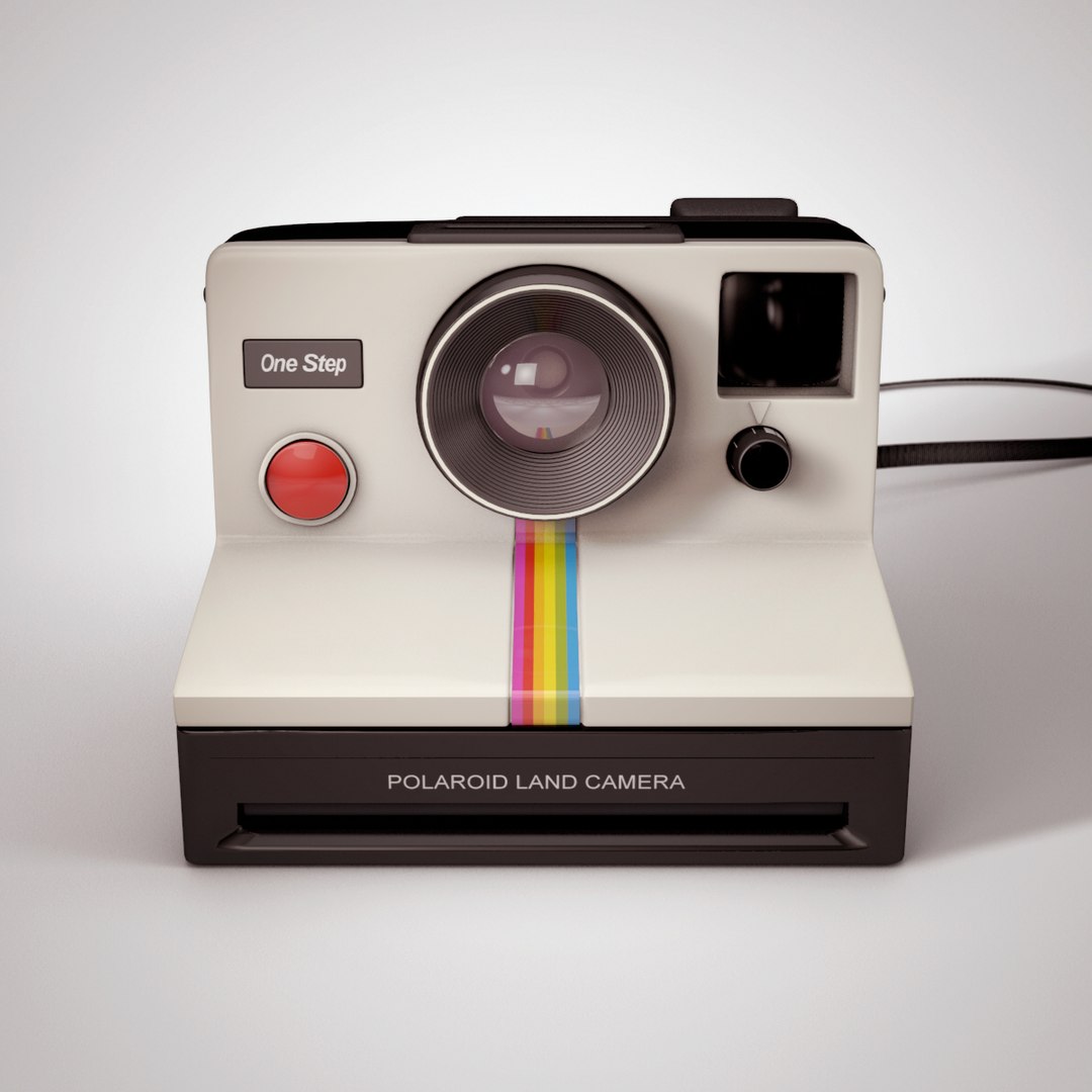 Vintage Polaroid Step Obj