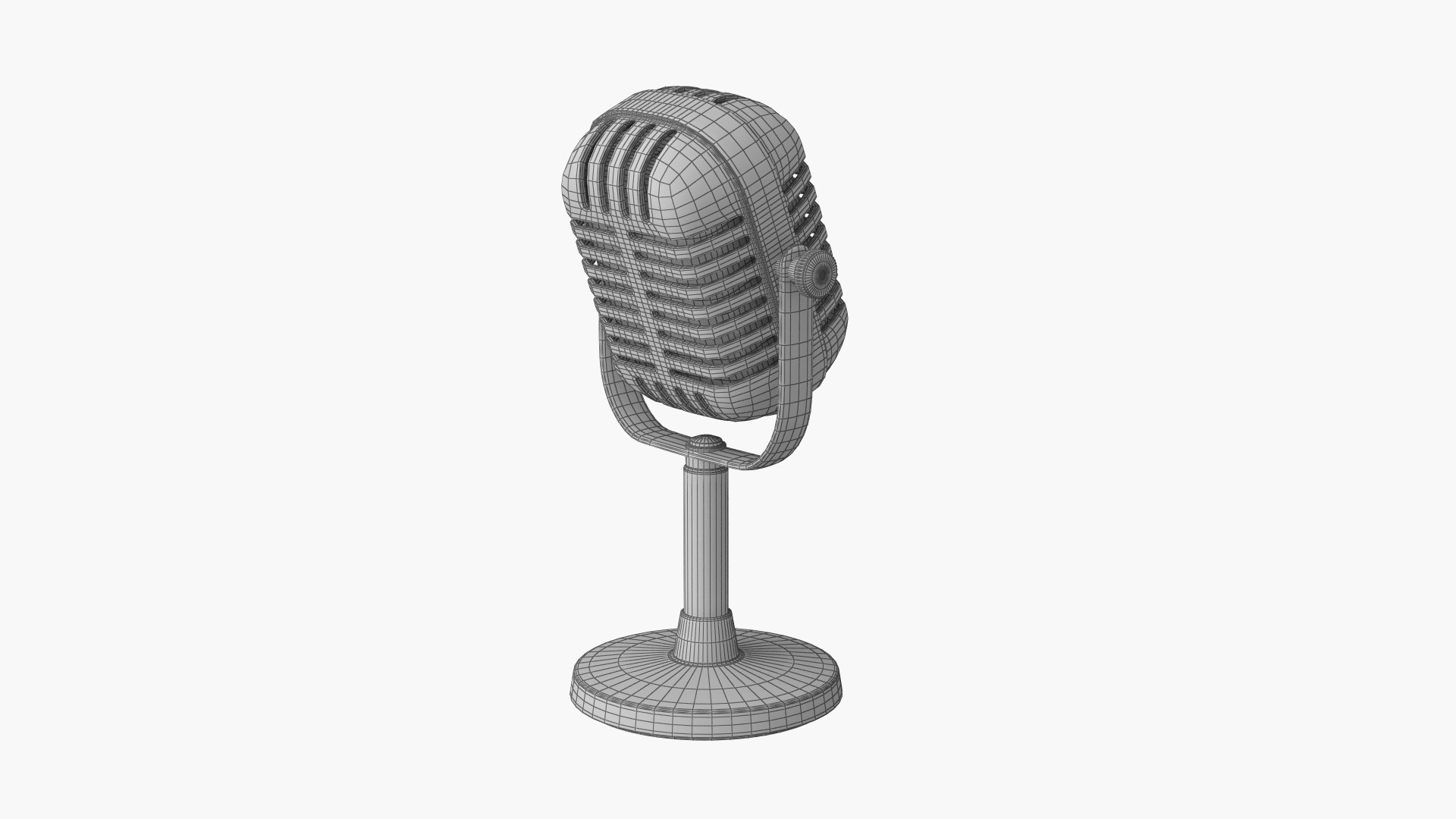 Microphone V1 Gold 3D Model - TurboSquid 2099277