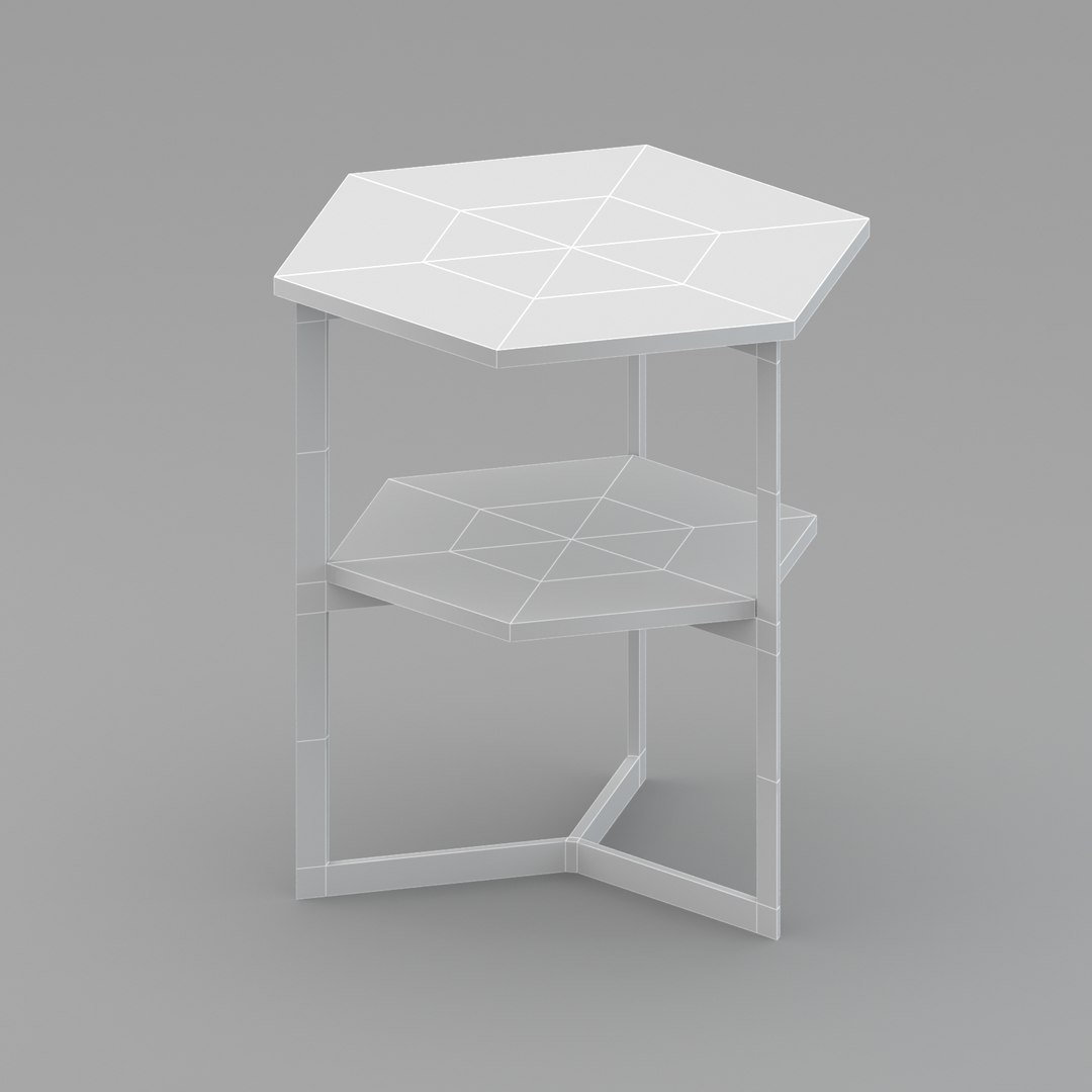Hex Table 3d Max