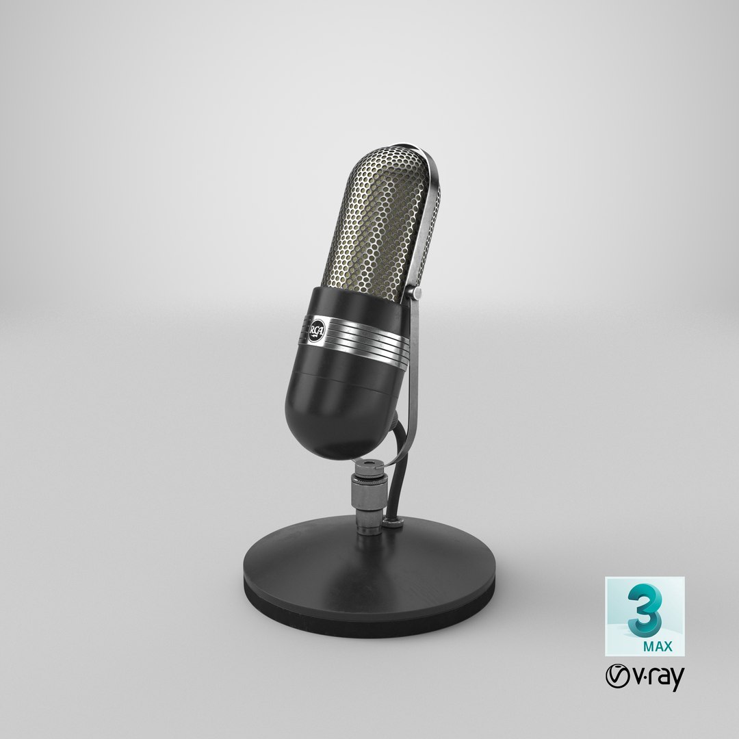 3D 77-DX Microphone PBR - TurboSquid 1825903