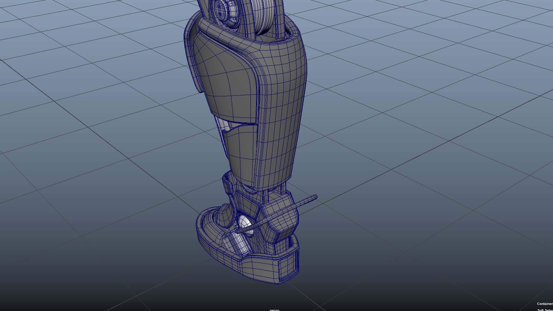 3D Robot Leg Mech - TurboSquid 1674581