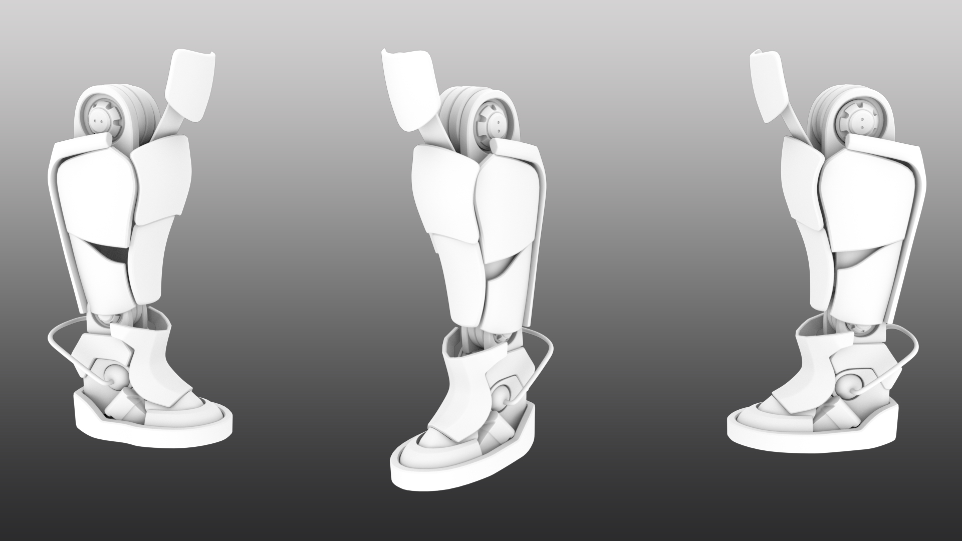 3D robot leg mech - TurboSquid 1674581