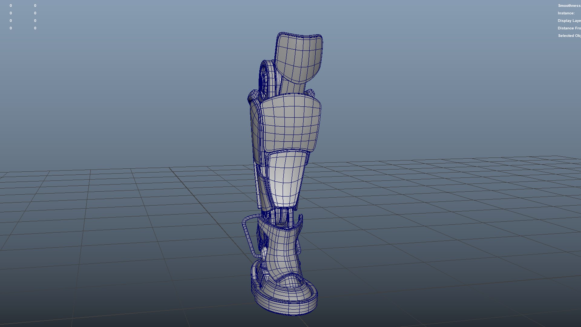 3D Robot Leg Mech - TurboSquid 1674581
