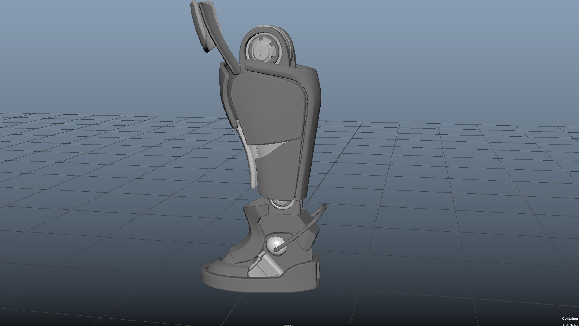 3D Robot Leg Mech - TurboSquid 1674581