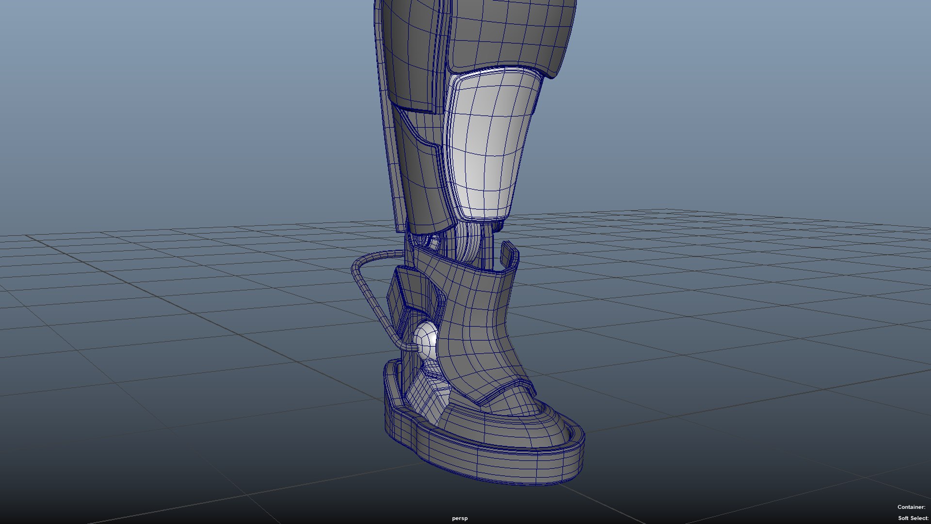 3D Robot Leg Mech - TurboSquid 1674581