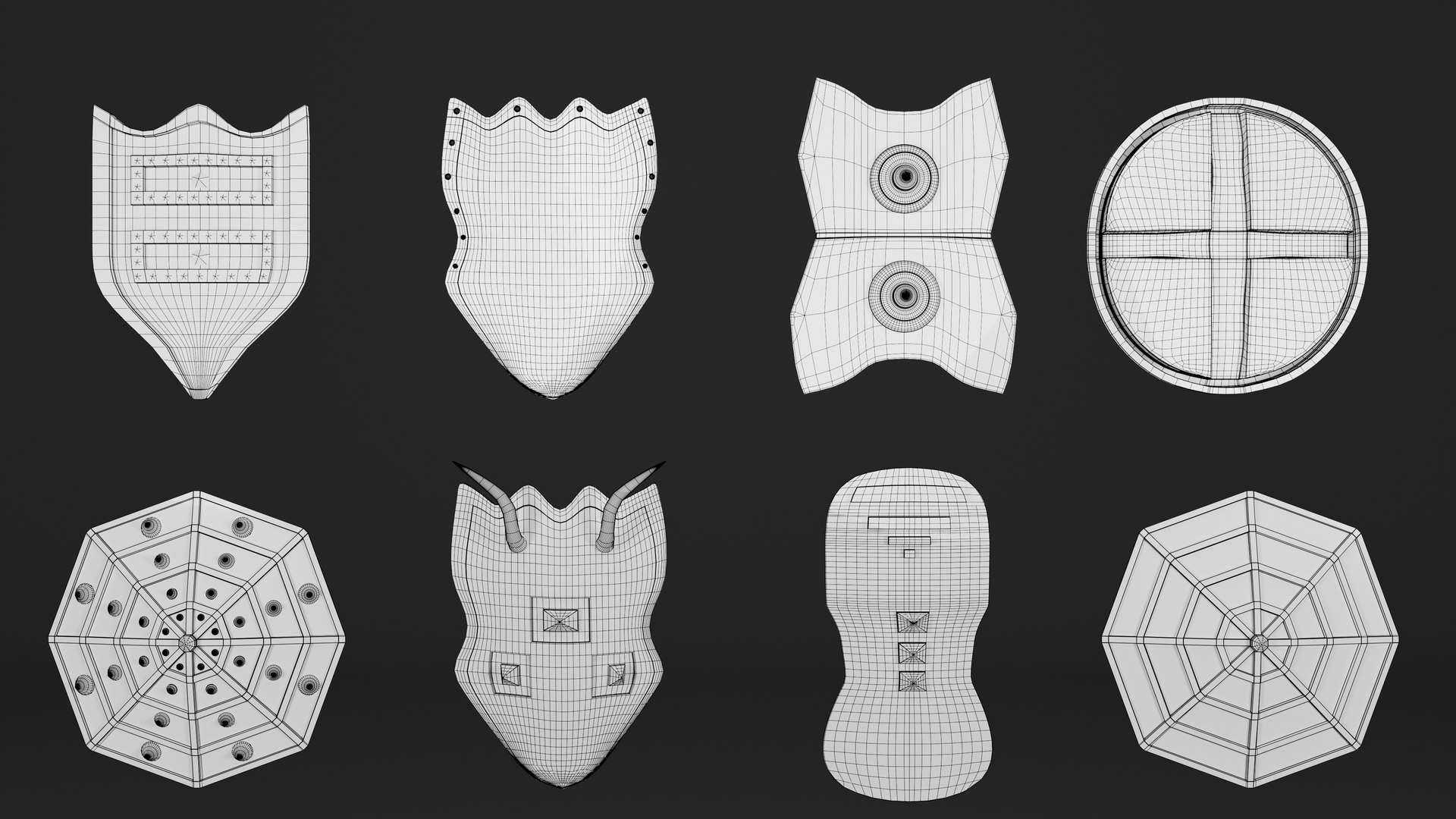 3D Shield Model - TurboSquid 2181784