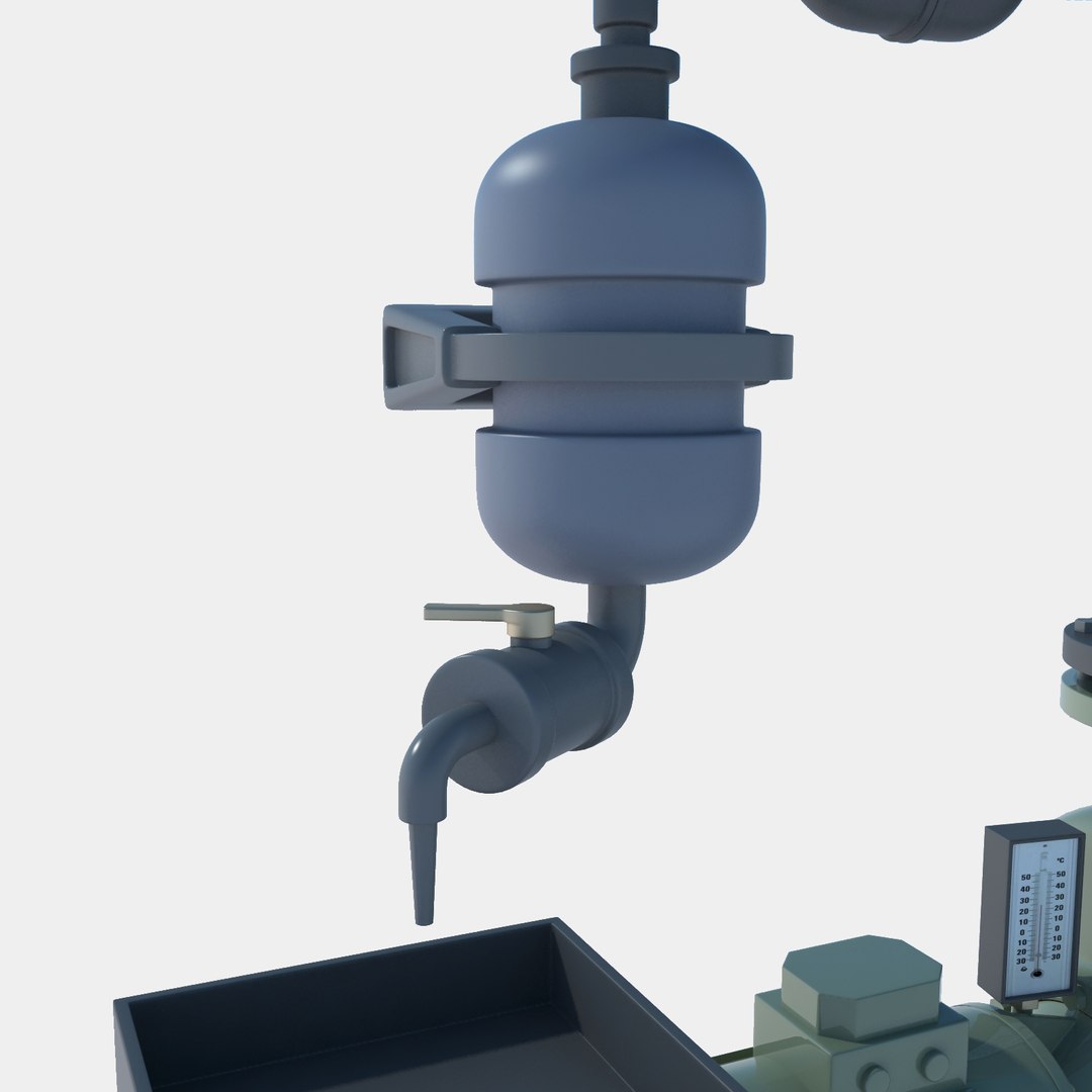 3d Electric Pump Model