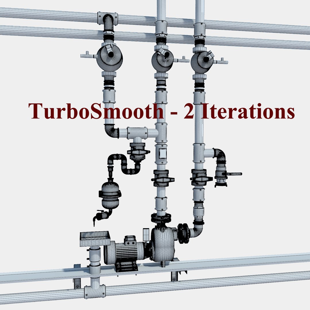 3d Electric Pump Model