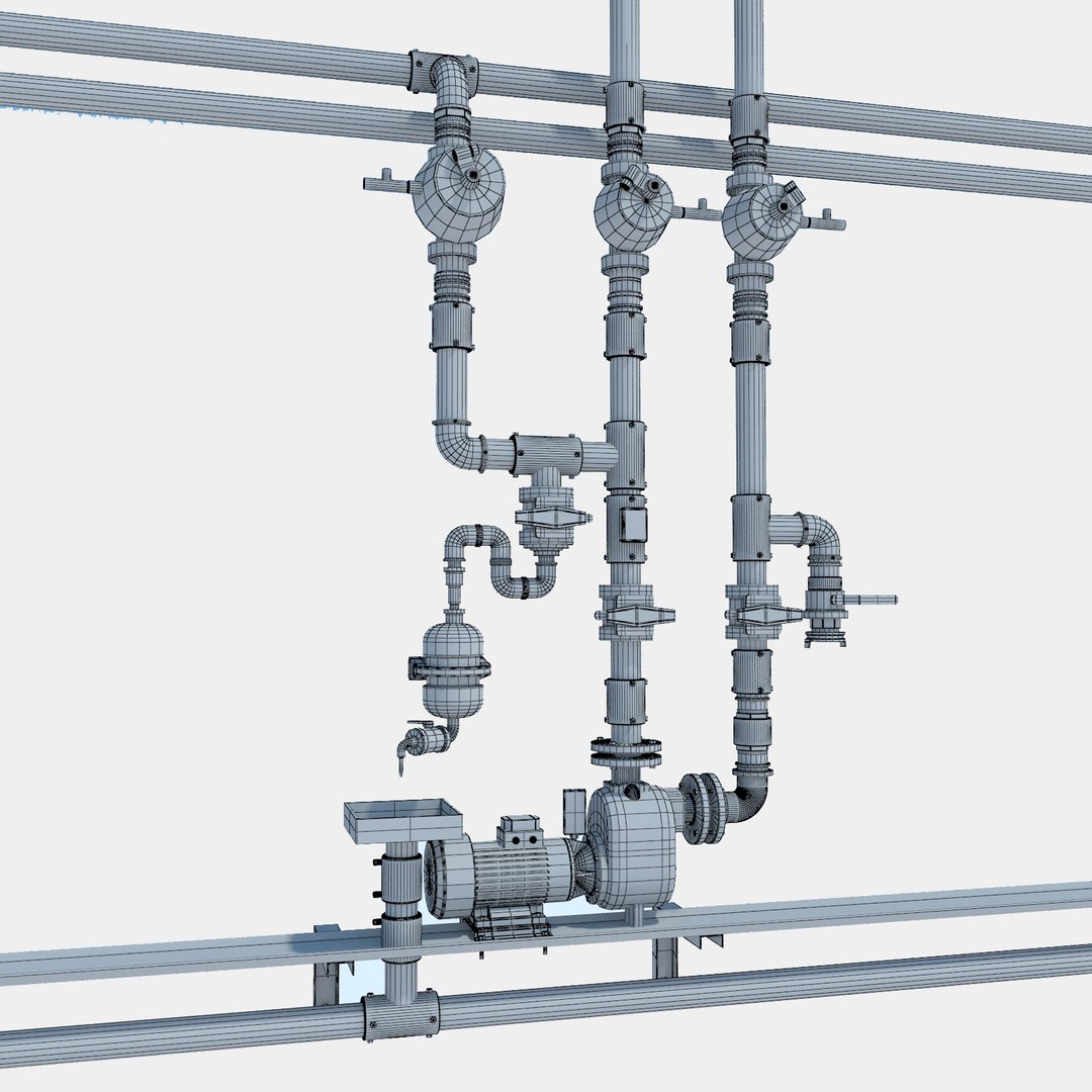 3d Electric Pump Model