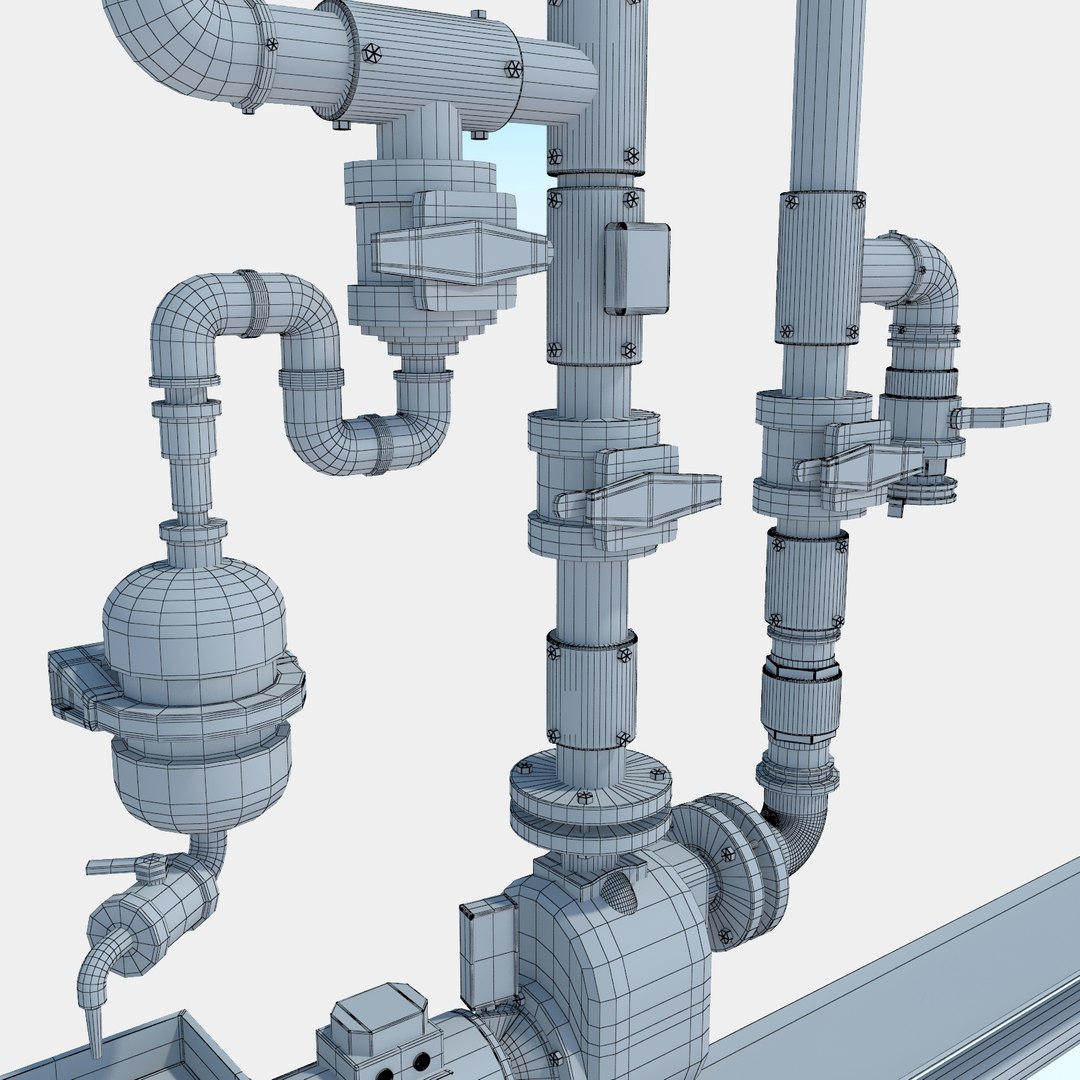 3d Electric Pump Model