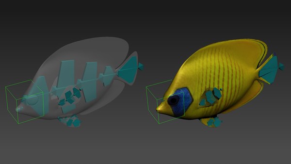 Saltwater fish rigged 3D model - TurboSquid 1514476