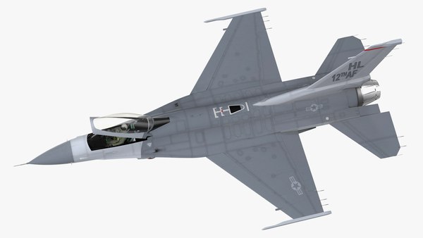 파이터 F 16 파이팅 팔콘 미 공군과 마야용으로 조작된 조종사 3D 모델 - TurboSquid 2025884