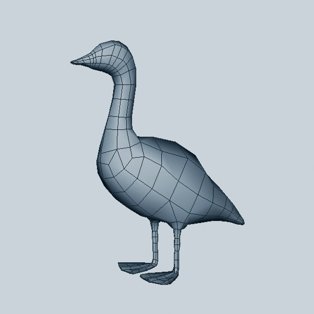 3d model goose