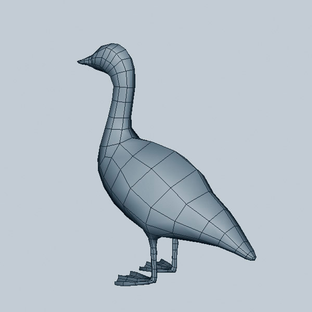 3d model goose