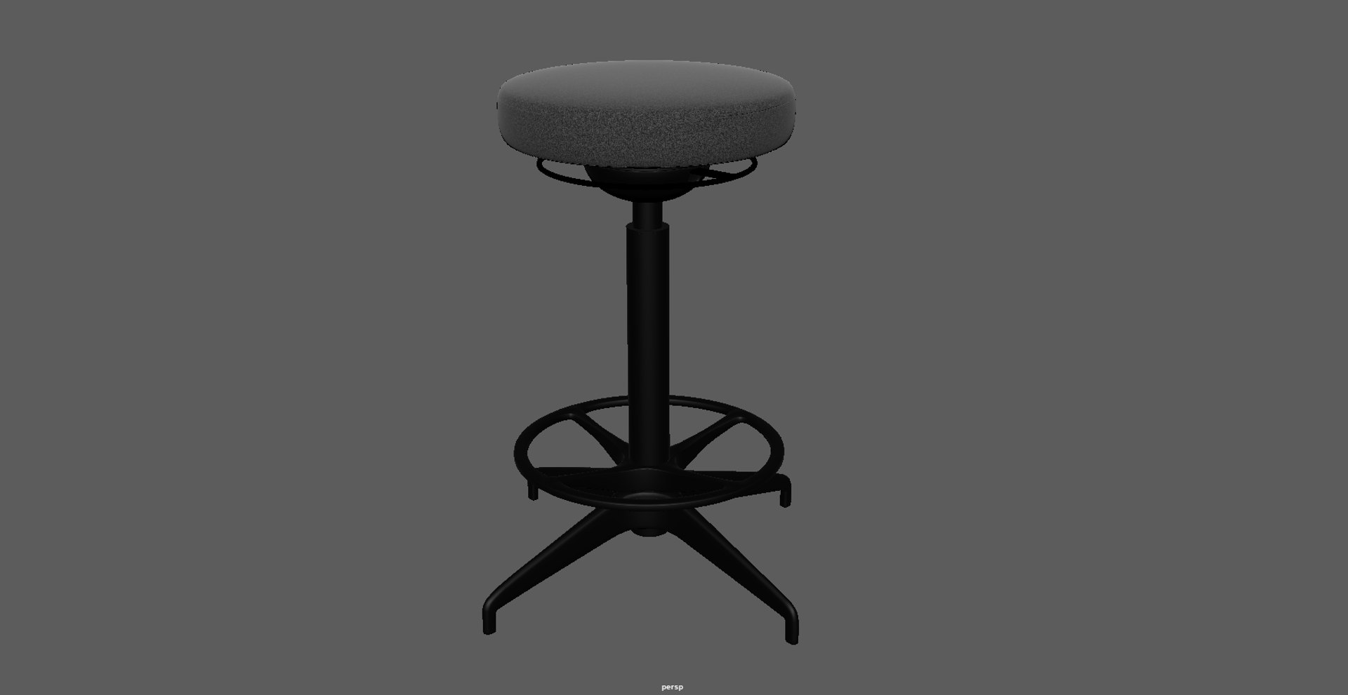 3D Modern Adjustable Swivel Stool 3D Model - TurboSquid 2368230