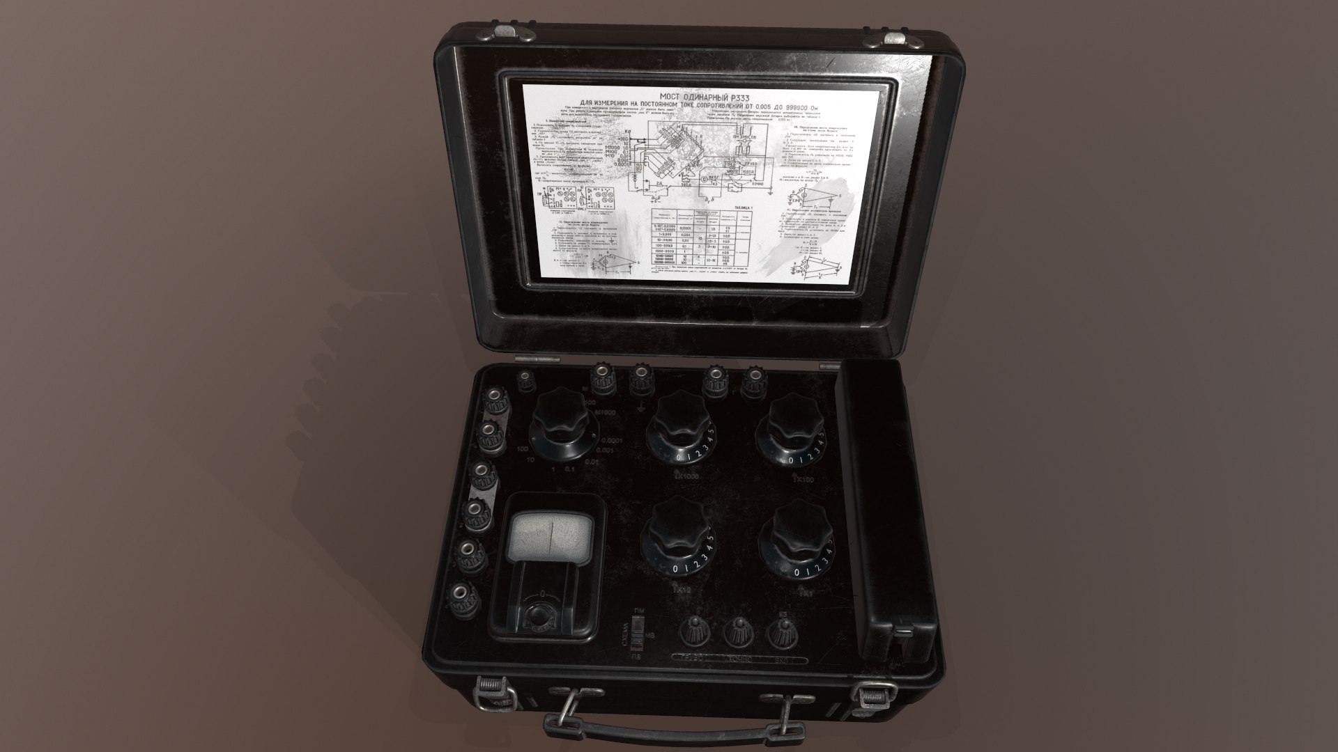 Measuring device R333 3D - TurboSquid 2147676