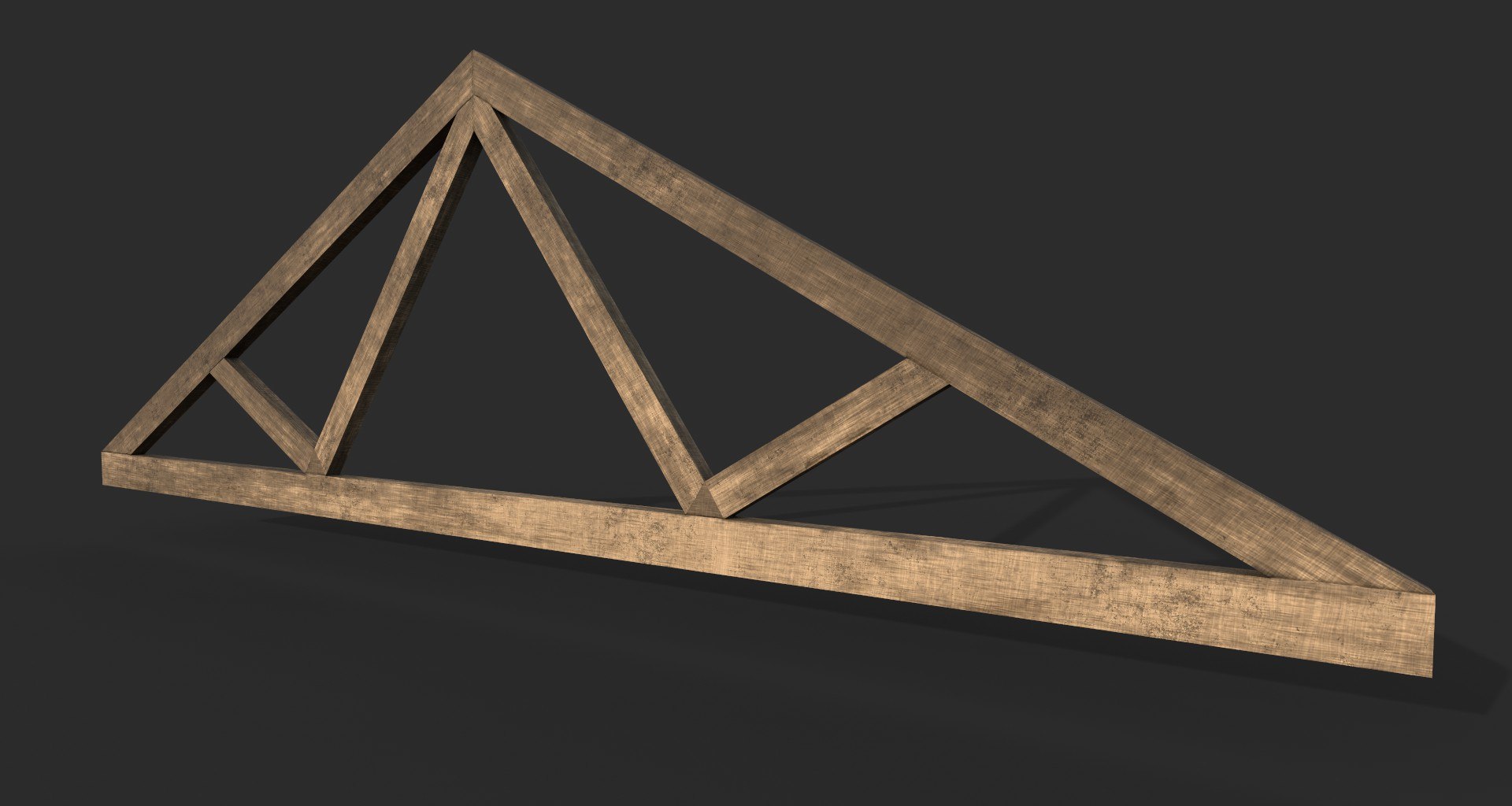 Roof Truss 3D model - TurboSquid 2177723