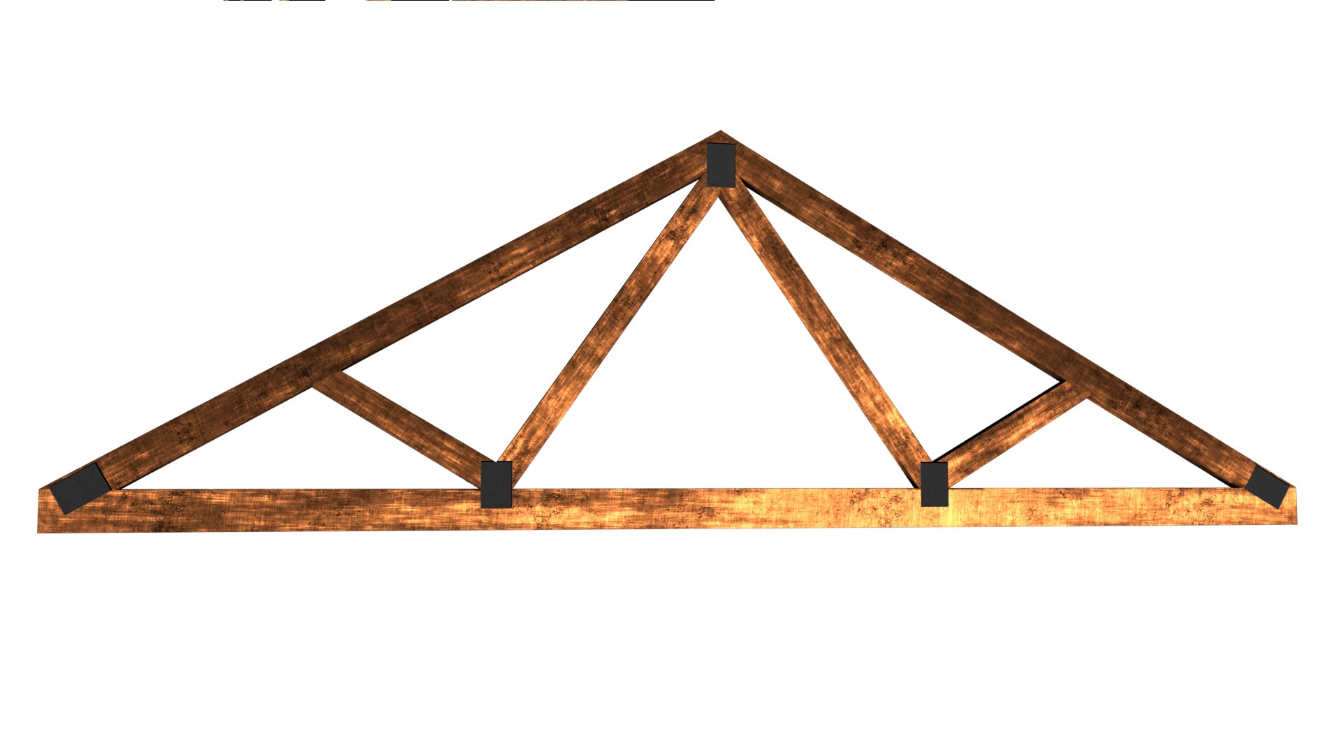 Roof Truss 3D model - TurboSquid 2177723