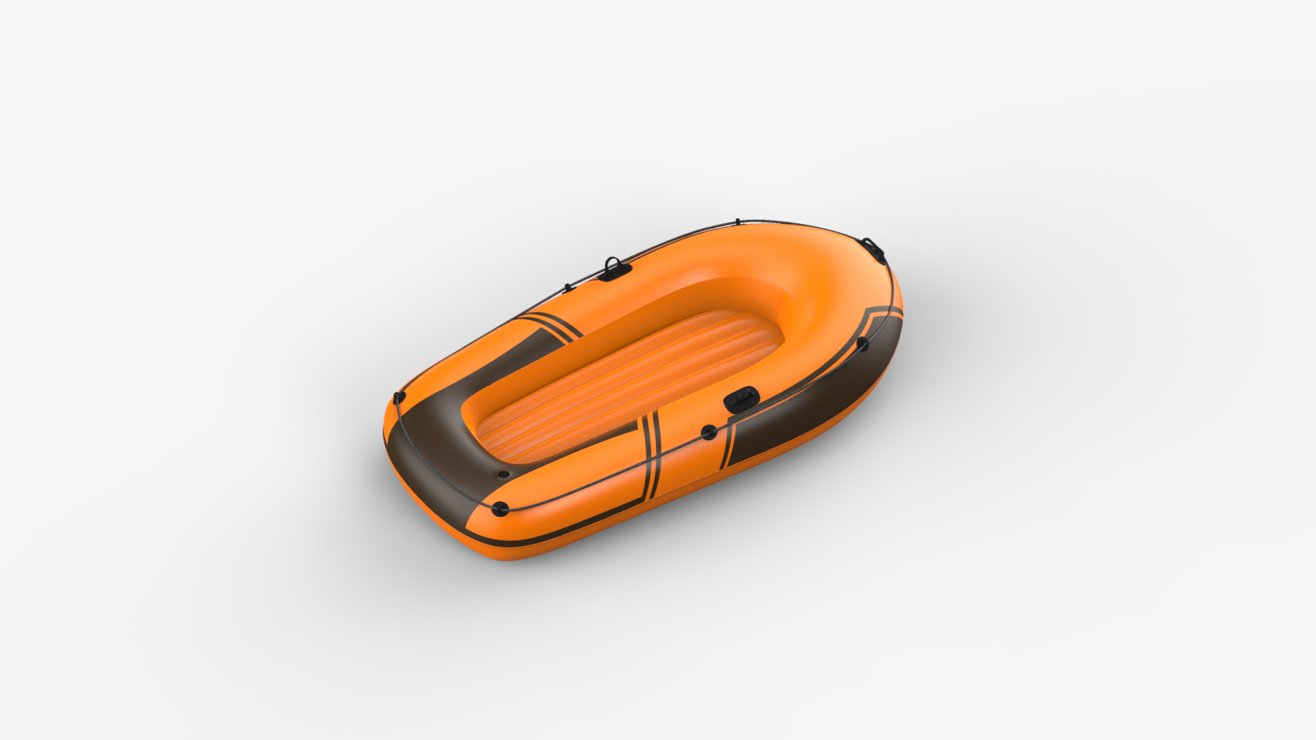 Boat With Paddle 3D Model - TurboSquid 2240807