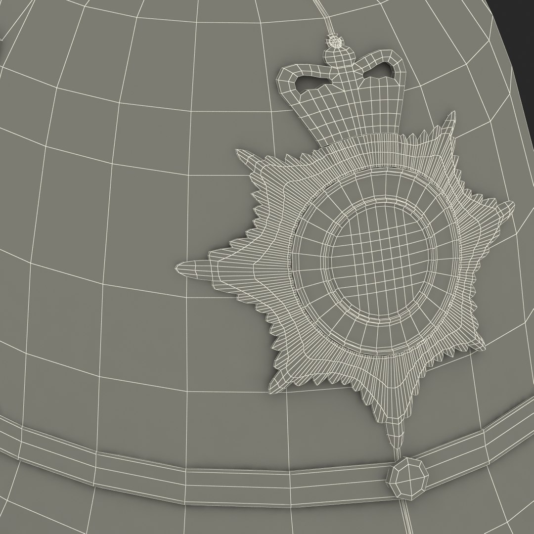 london metropolitan police custodian 3d model