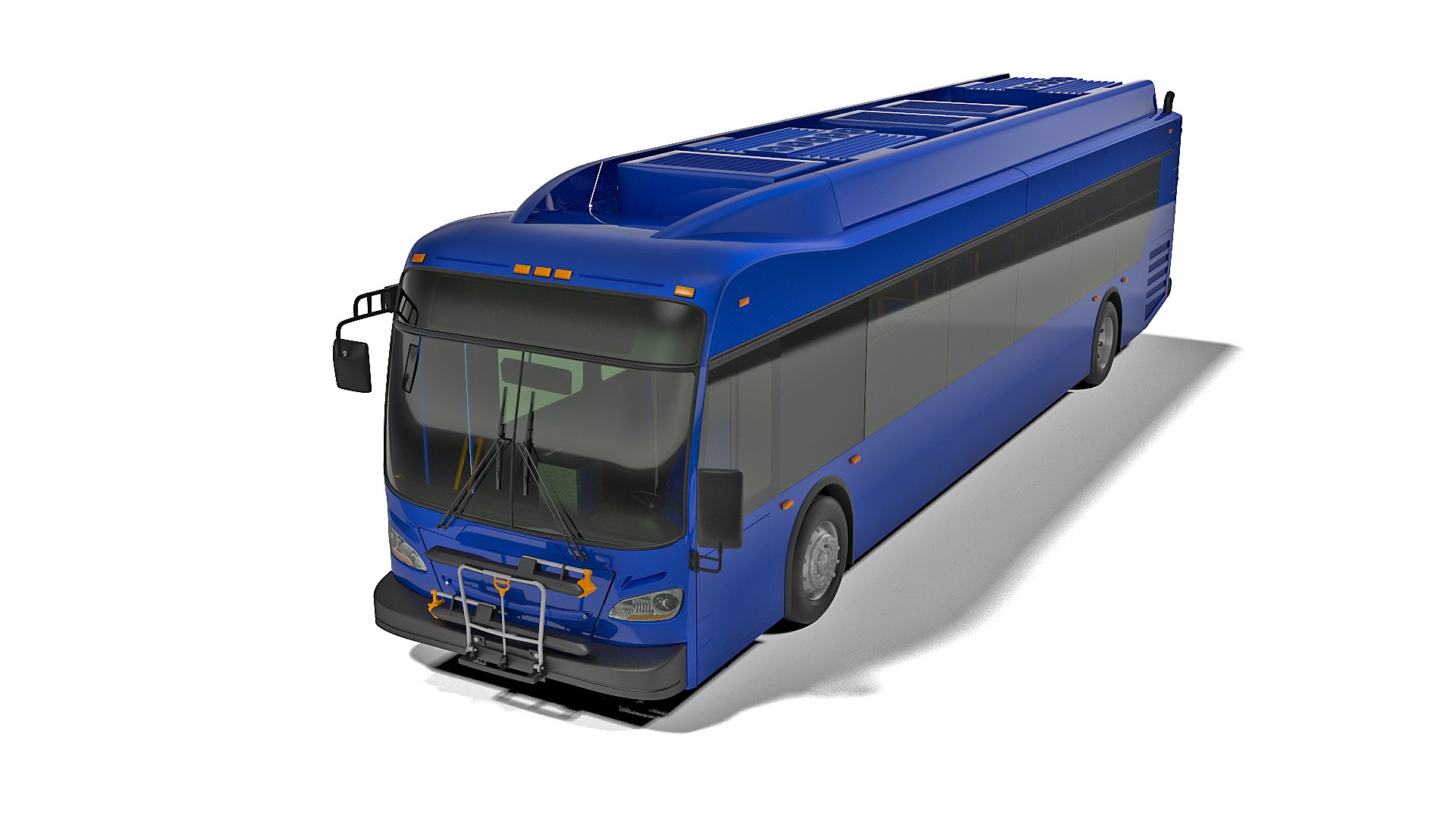 3D Model Short Bus New Flyer - TurboSquid 1198511