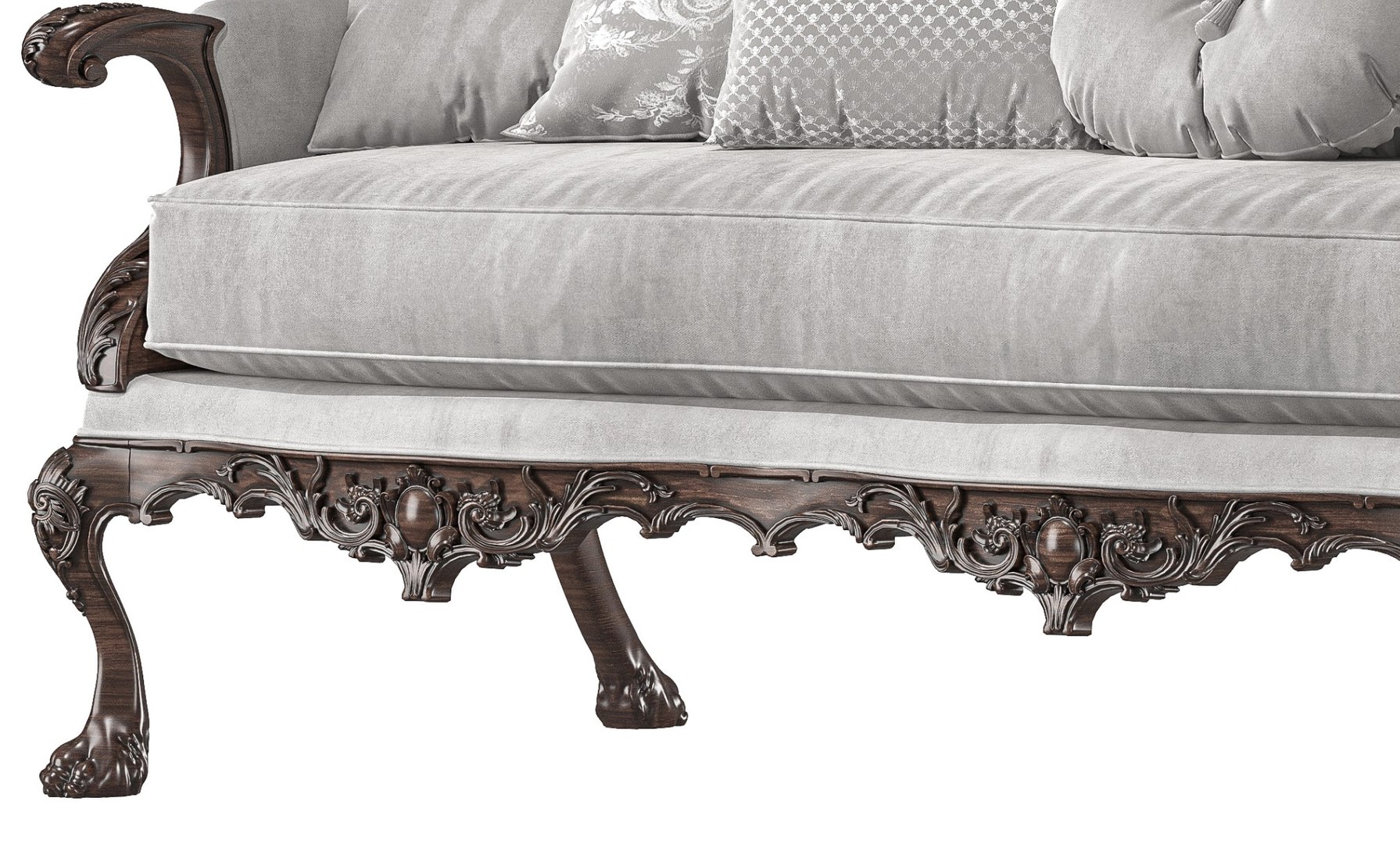 3D Benjamin Randolph French Sofa Art 732 Model - TurboSquid 2254704