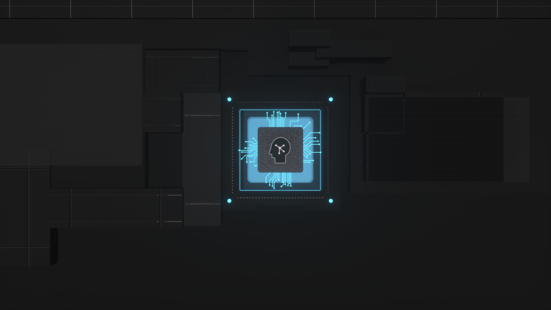 C4D Octane CPU Chip Core Capacitance Scifi Circuit Board 16 Model ...