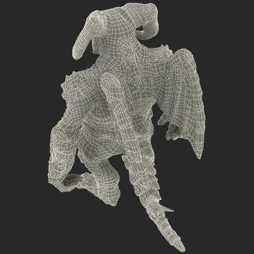 demon monster 3d c4d